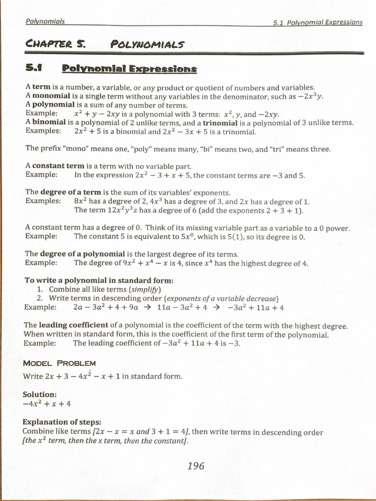 Packet For Algebra Unit 1 | PDF