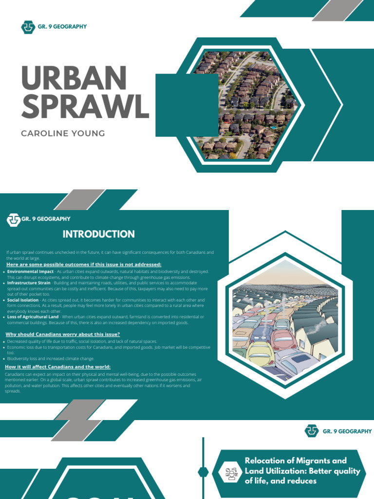 Geography CPT Urban Sprawl | PDF