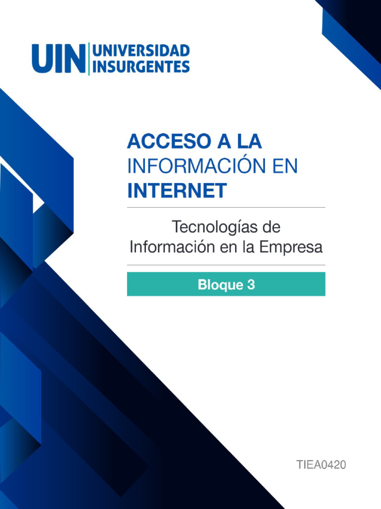3 Acceso A La Informacion en Internet | PDF