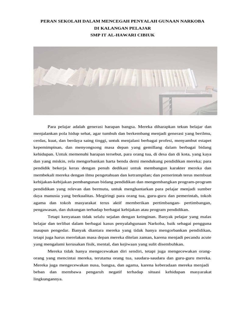 Program Nafza Dan Penaggulangan | PDF