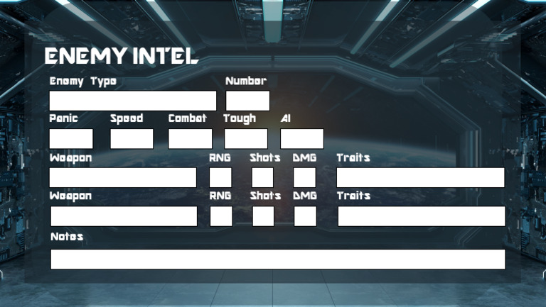 Enemy Sheet2 | PDF