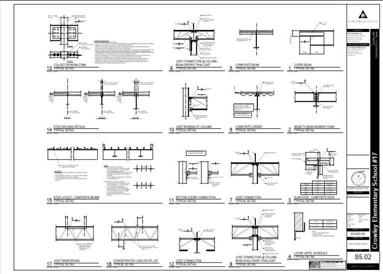 S5.02 Typical Steel Details | PDF