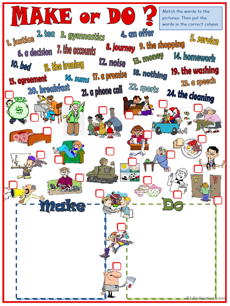 Make or Do - Collocations | PDF