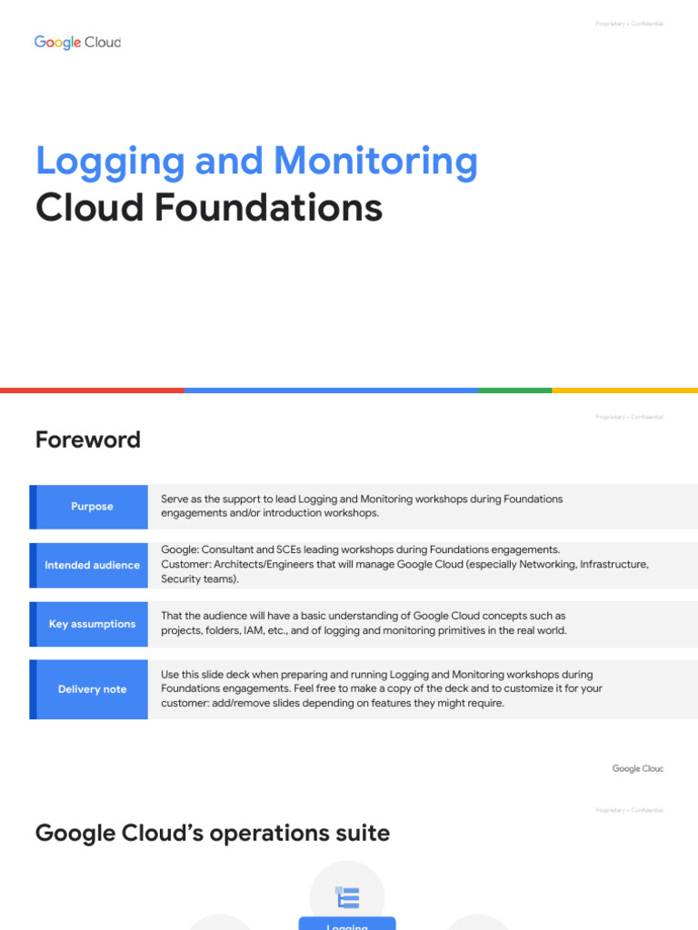 CloudFoundation Logging and Monitoring | PDF | Cloud Computing | Software