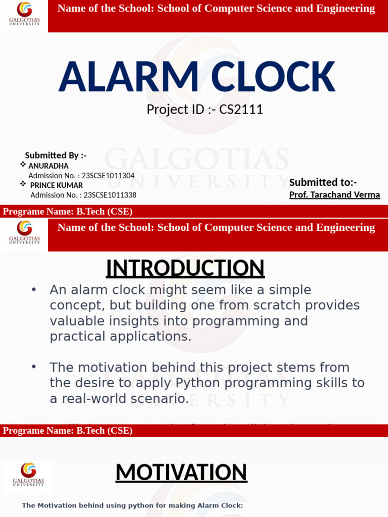 Alarm Clock | PDF | Graphical User Interfaces | Art