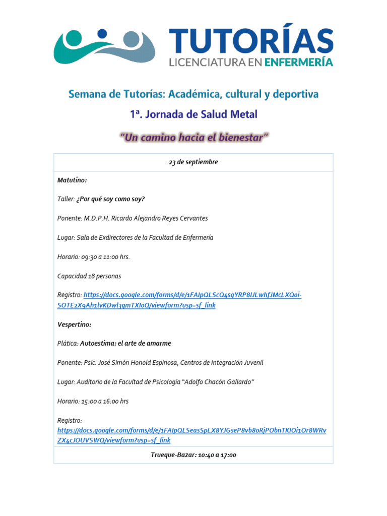 Jornada Tutorados | PDF