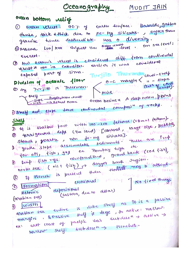 Geography Oceanography Pdf