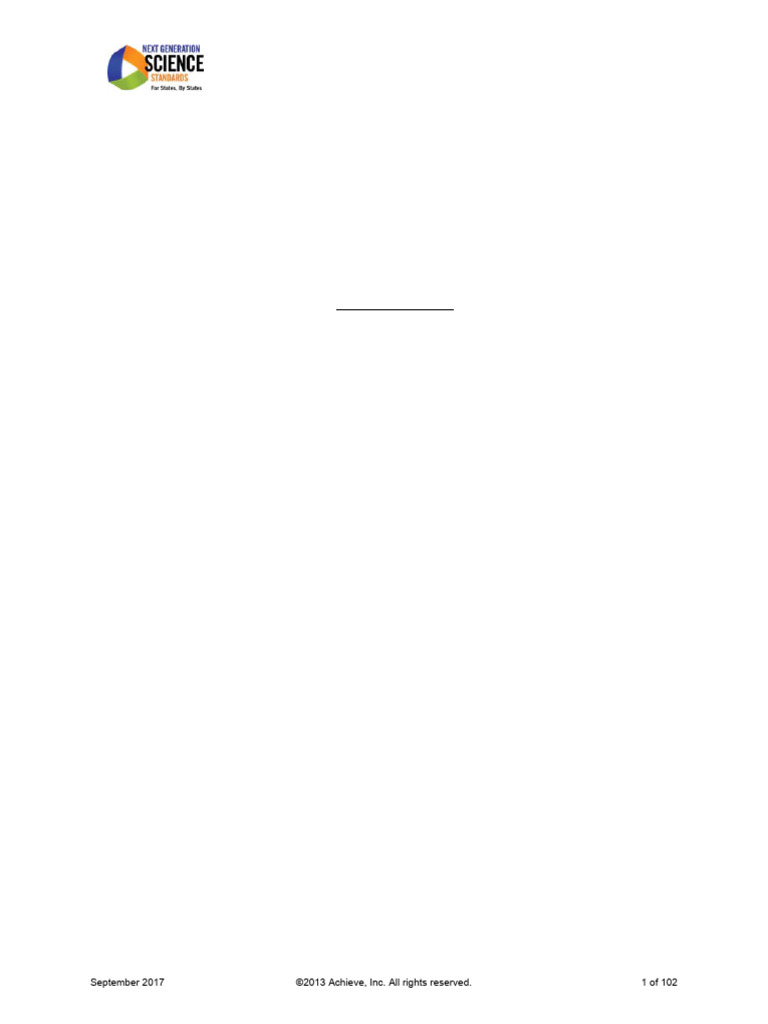 NG Science Standards | PDF