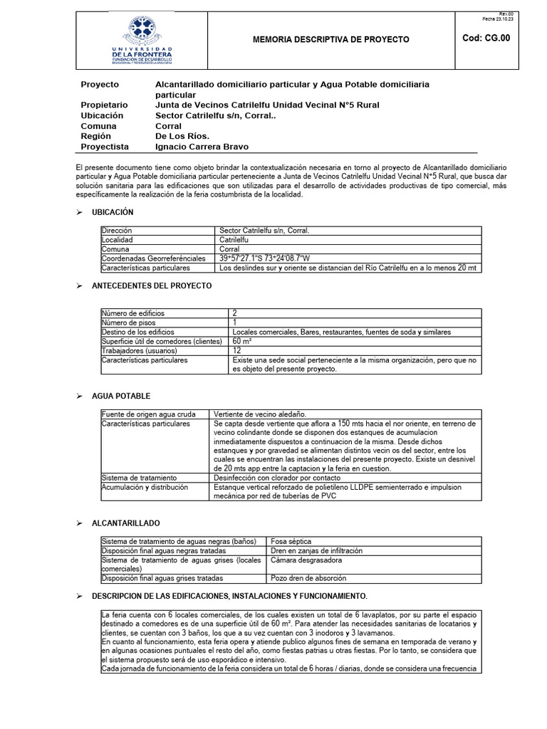 02 Memoria Descriptiva y EETT | PDF
