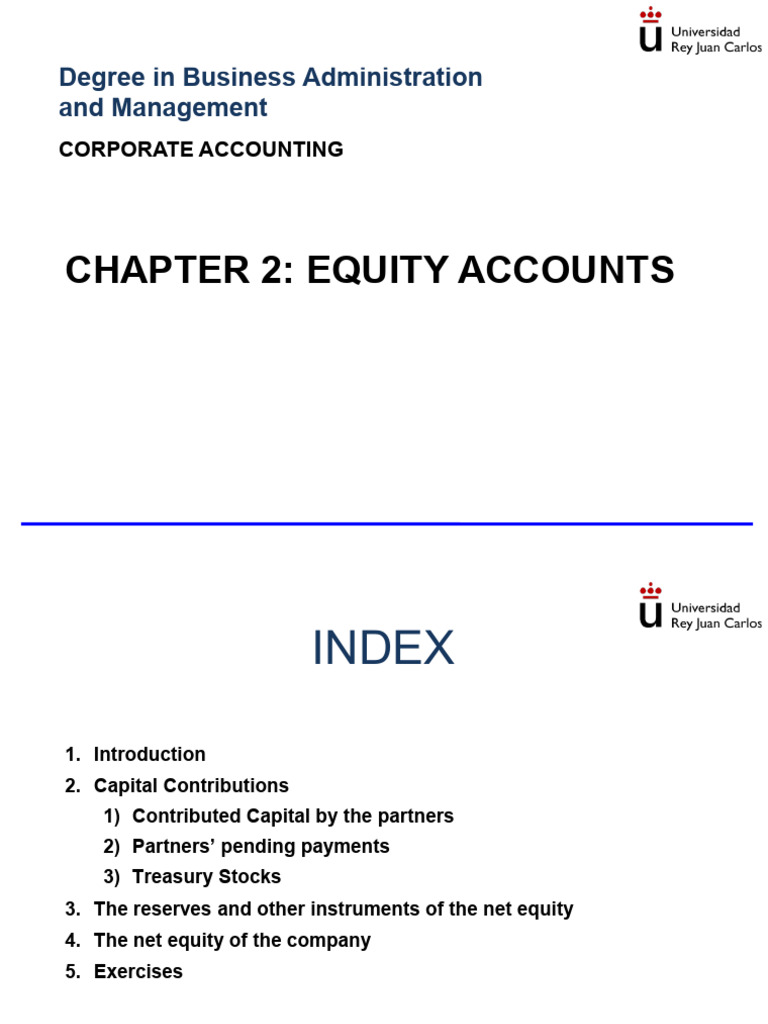 Chapter 2 Equity Accounts Virtual Classroom Pdf