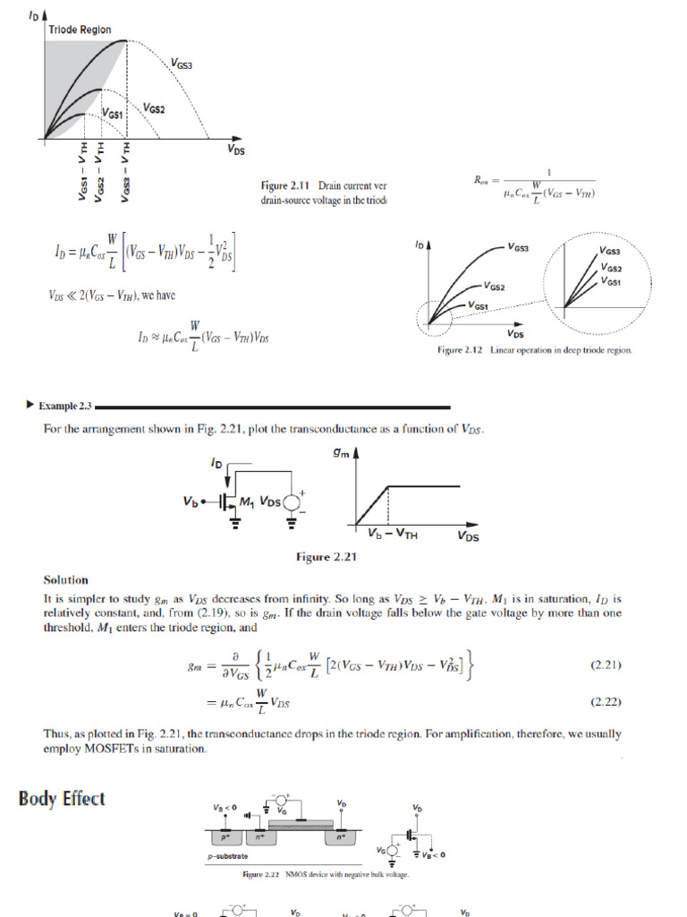 Body Effect and CS Stage | PDF