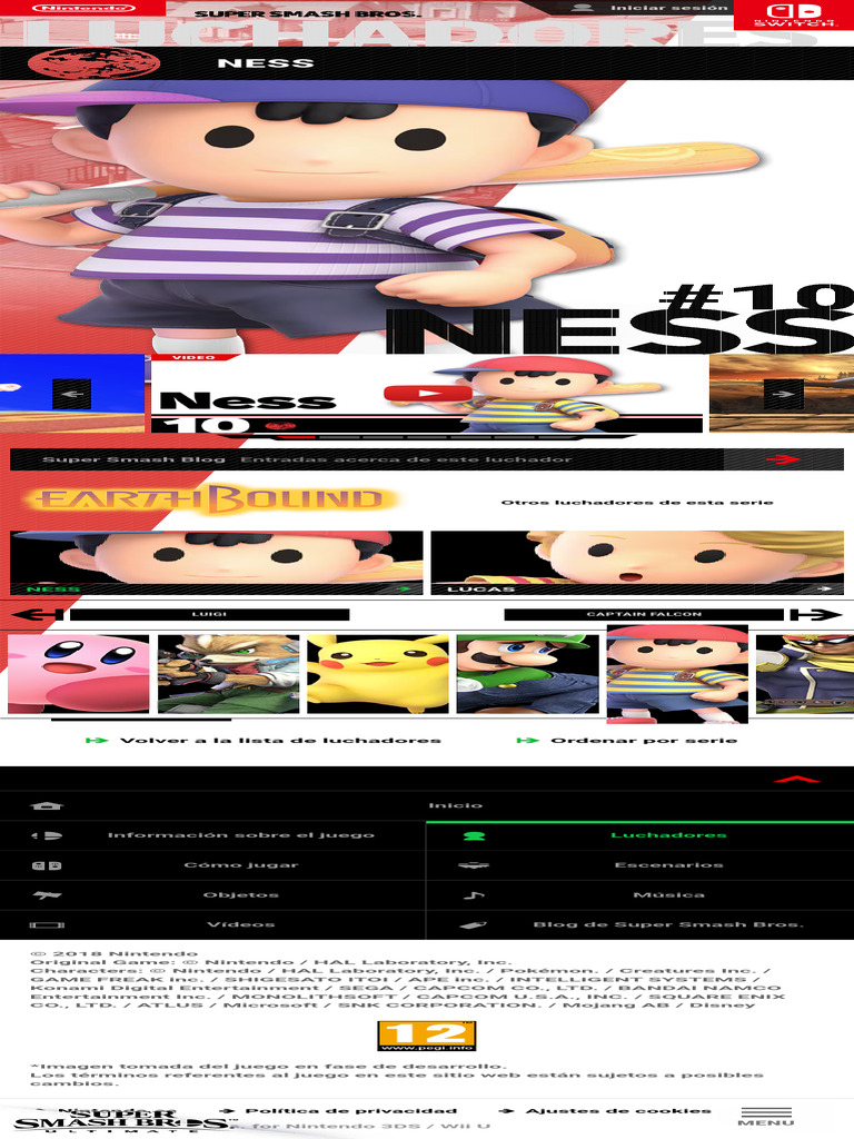 Luchadores Super Smash Bros. Ultimate – Sitio w… | PDF