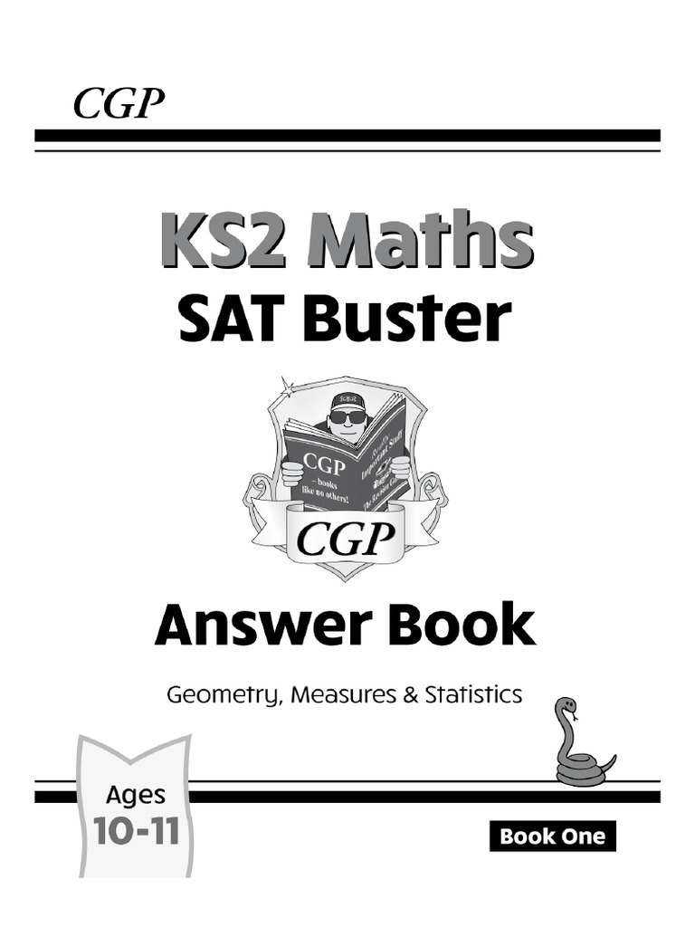 KS2 Maths SAT Buster Geometry, Measures & Statistics Answer Book | PDF
