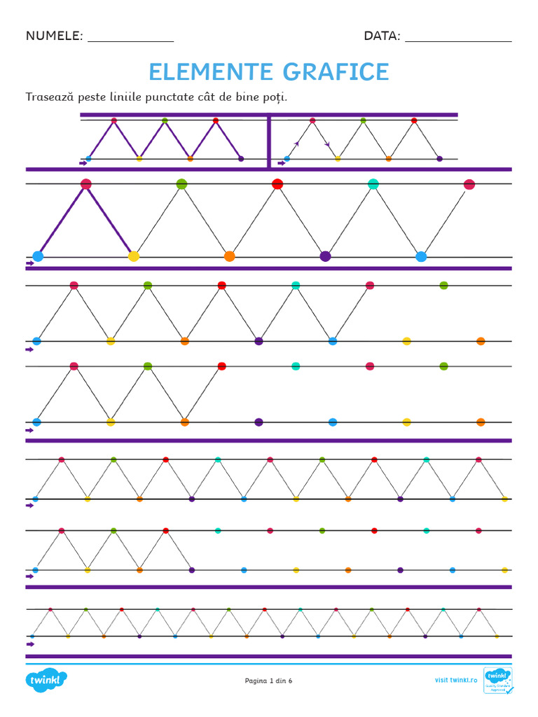 T L 2169 Elemente Grafice Continua Dupa Model Fise de Activitate | PDF