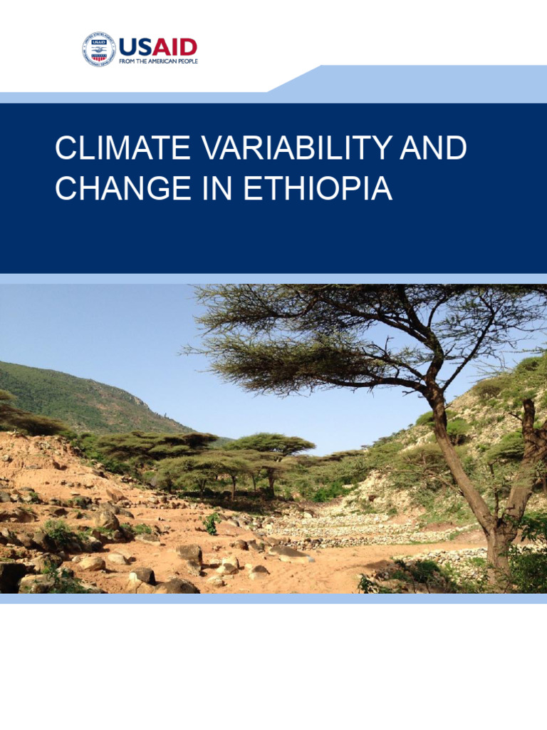 USAID-ATLAS ClimateVariabilityChange Ethiopia Final Rev | PDF