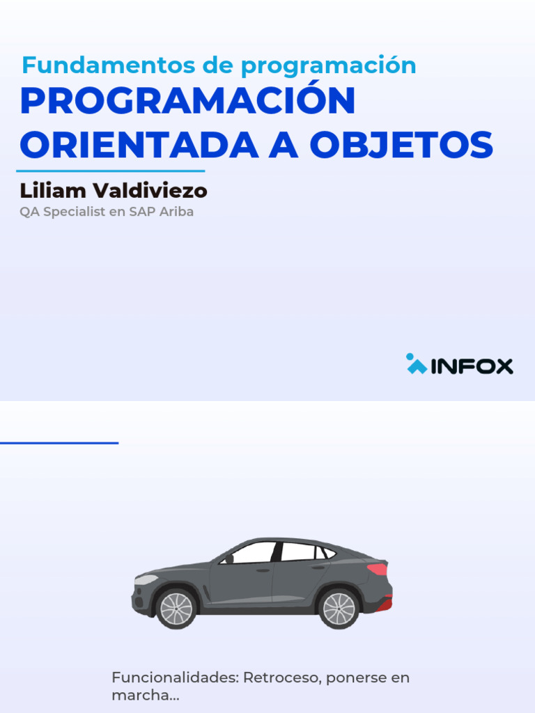 Programación Orientada A Objetos | PDF