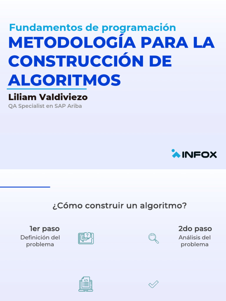 Metodología para La Construcción de Algoritmos | PDF