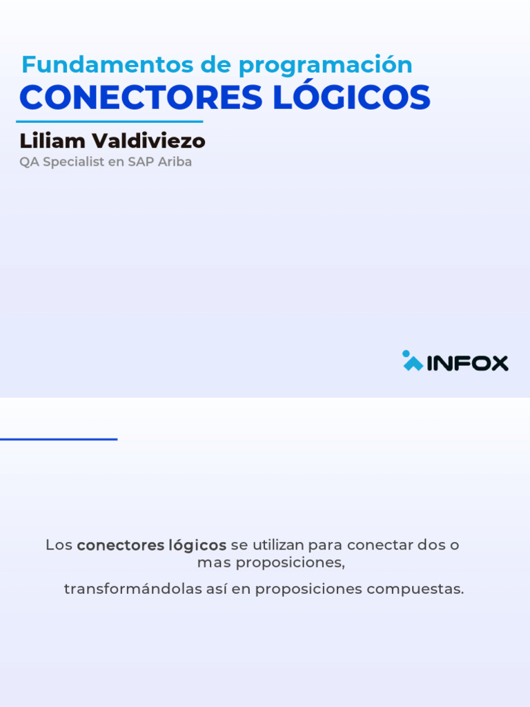 Conectores Lógicos | PDF