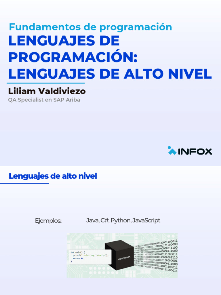 Lenguajes+de+Programación +Lenguajes+de+Alto+Nivel++ | PDF