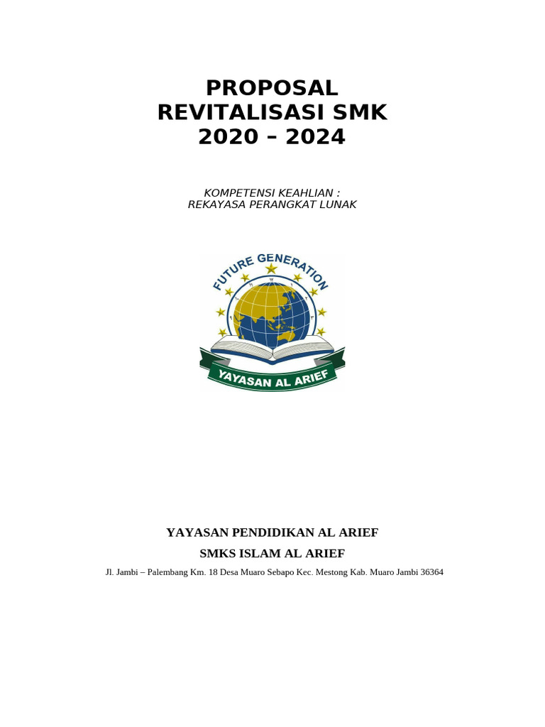 Proposal Revitalisasi | PDF | Indonesia