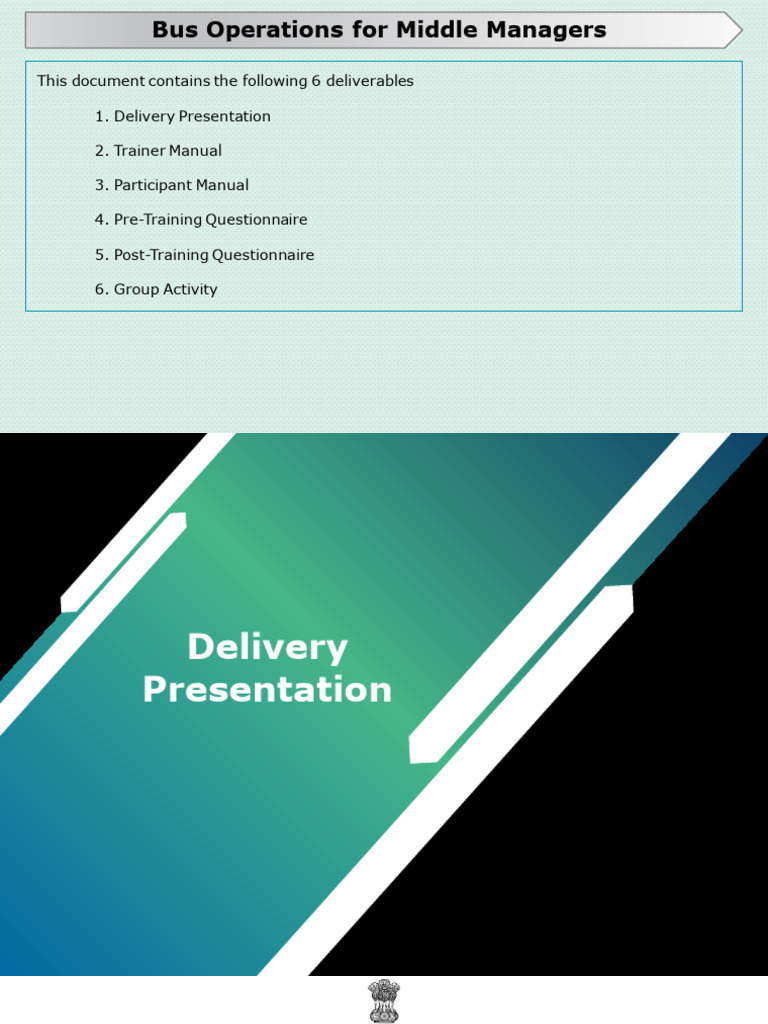 7 - Bus Operations For Middle Managers | PDF