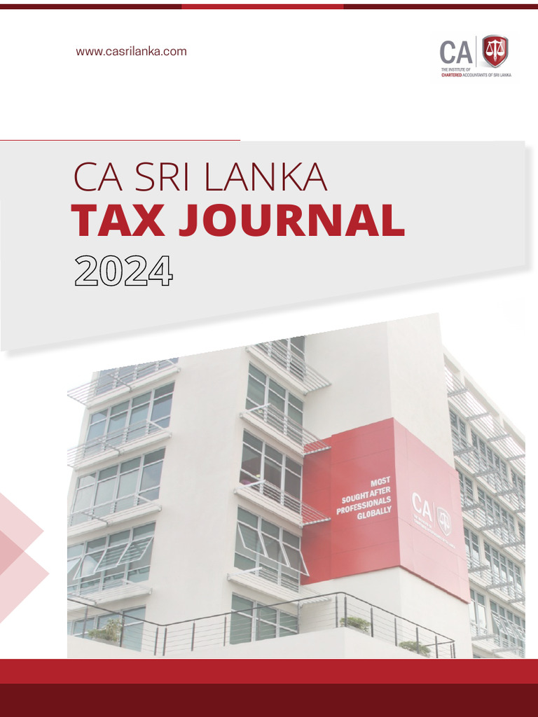 CA Tax Journal 2024 | PDF