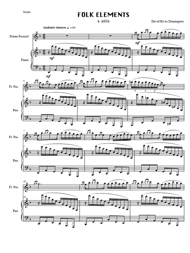 Folk Elements 4 Agua | PDF