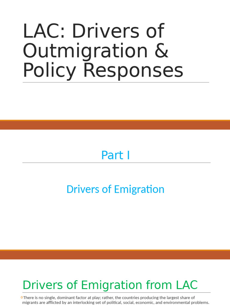 Unit 6 LAC Migration Drivers and Policies | PDF