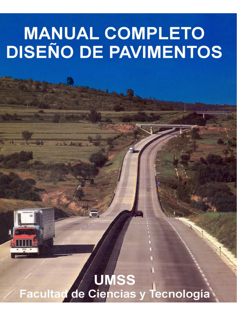 Manual Completo de Diseño de Pavimentos - UMSS Parte1 | PDF