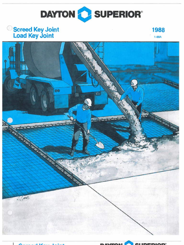 Screed Key Joint | PDF