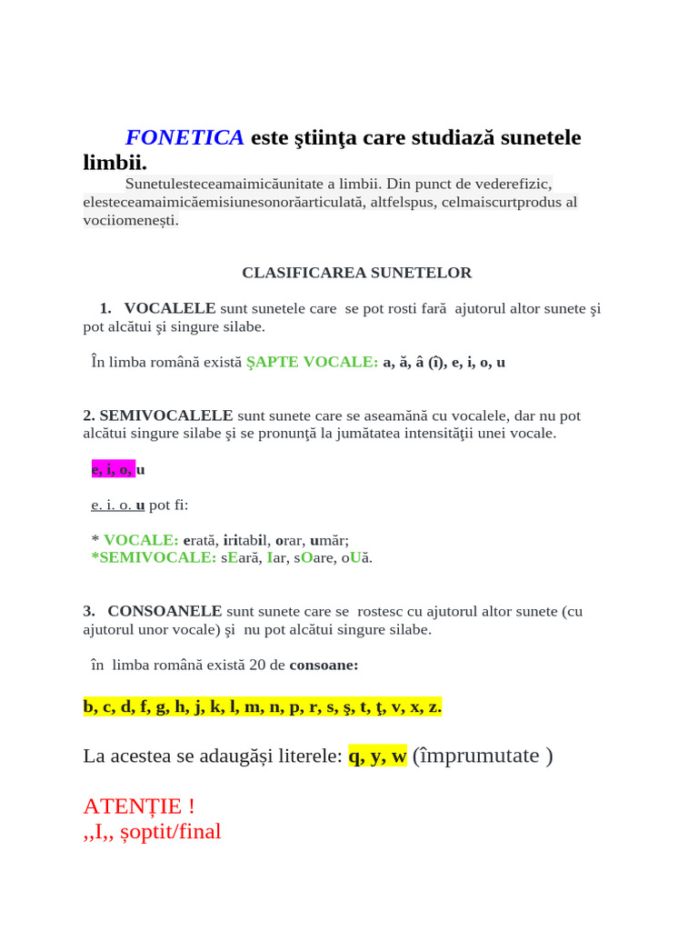 FONETICA | PDF