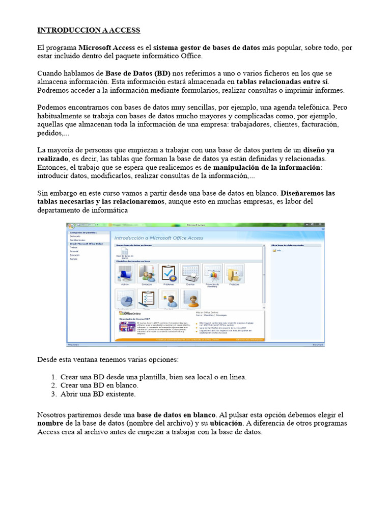 Tema Bases de Datos Clase | PDF