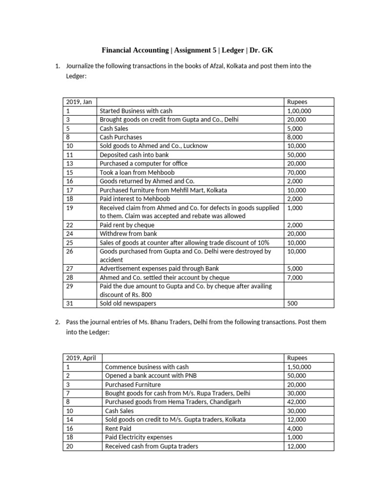 FA - Assignment 5 | PDF