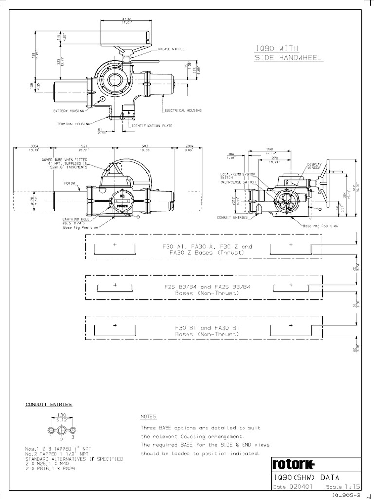 Páginas de Rotork IQ90 | PDF