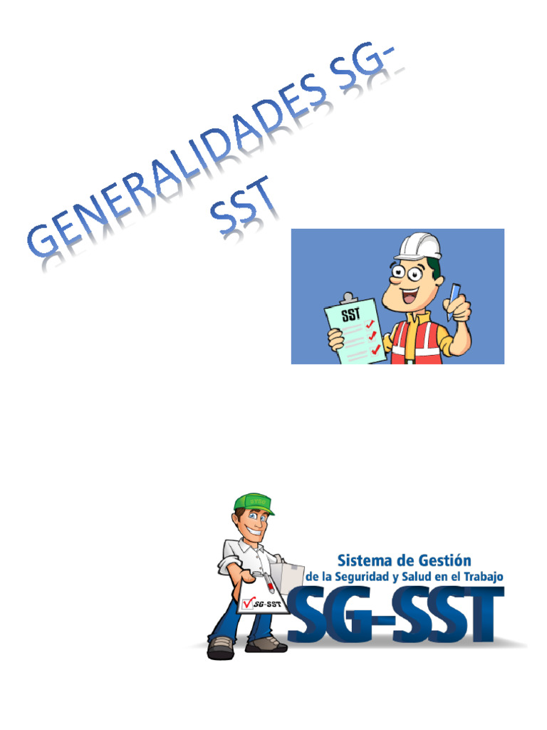 Generalidades SG-SST | PDF