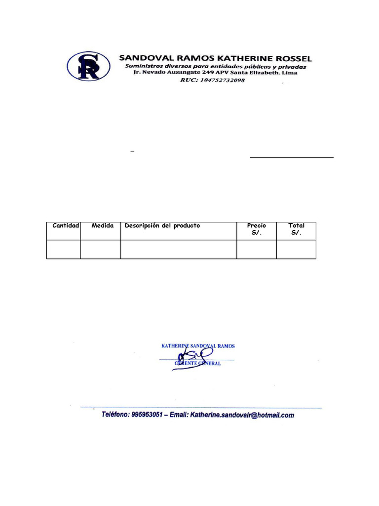 Sandoval Proforma 002-2023 | PDF