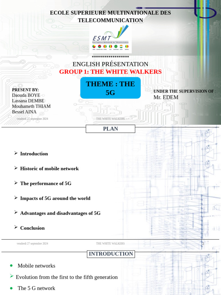 English Presentation 5G | PDF
