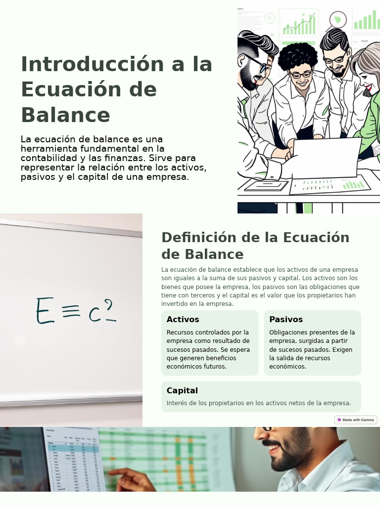 Introduccion A La Ecuacion de Balance | PDF