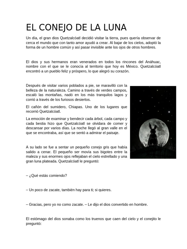 El Conejo de La Luna | PDF