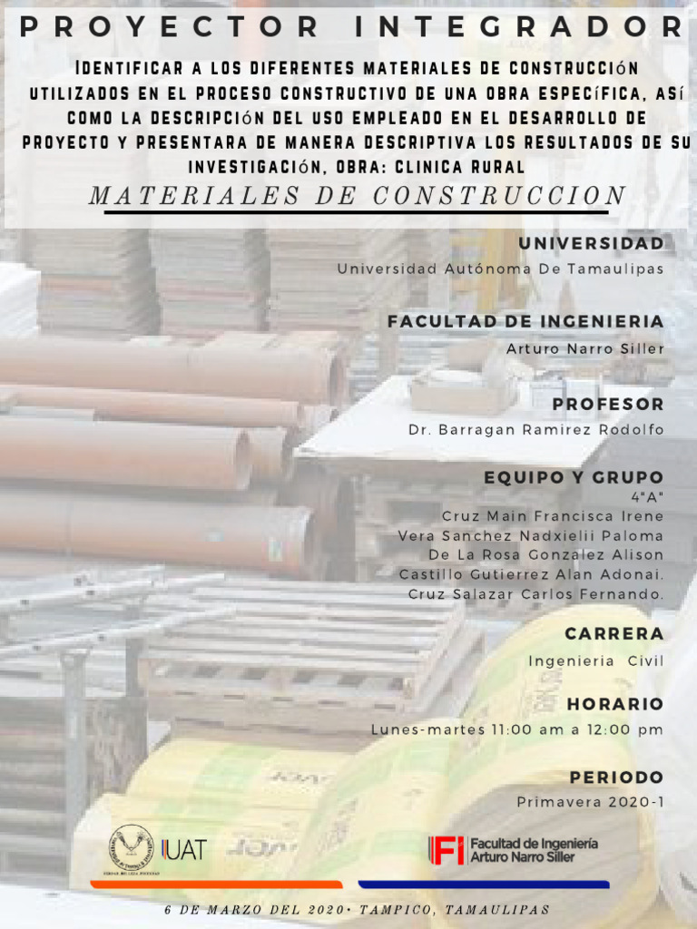 Vera Sanchez-Proyecto Integrador Materiales de Construccion-Grupo A ...