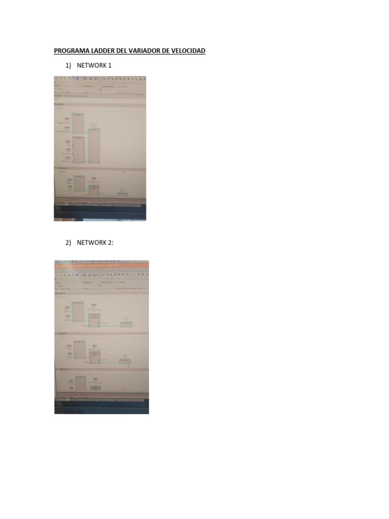 Programa Ladder Del Variador de Velocidad | PDF