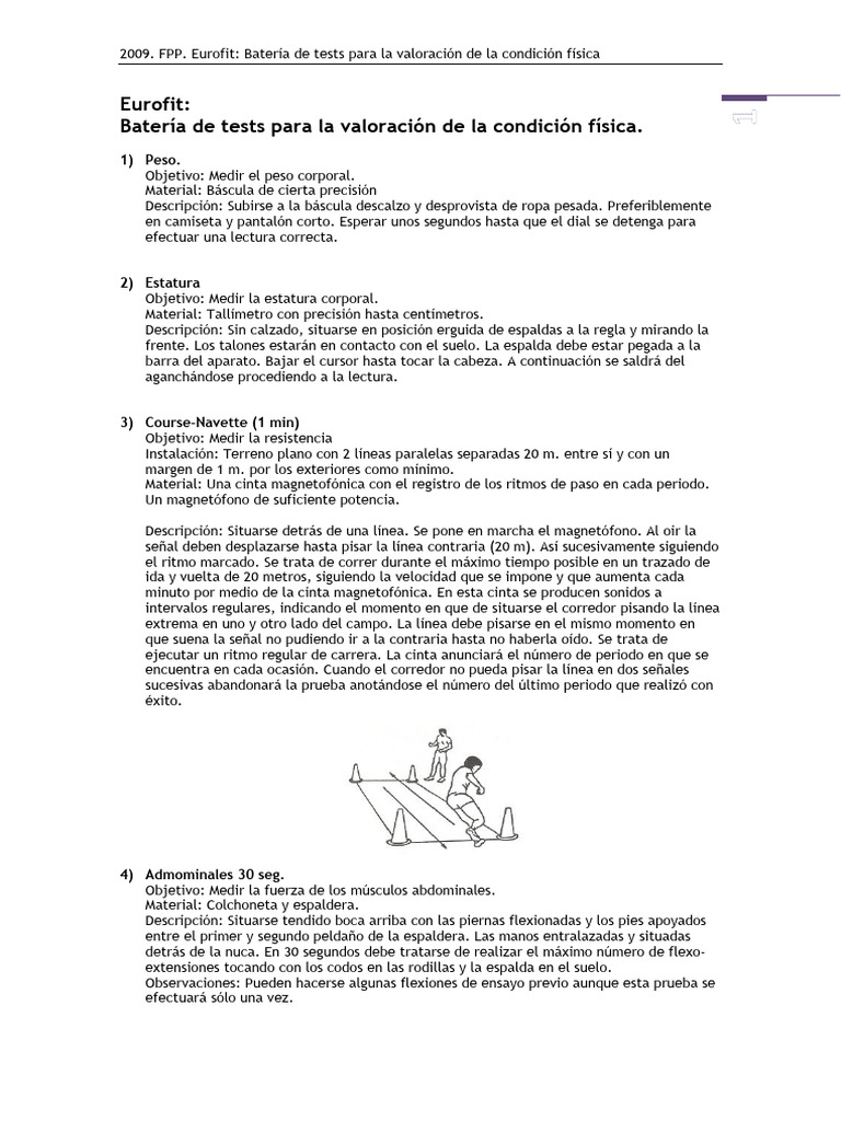 Eurofit 2 | PDF