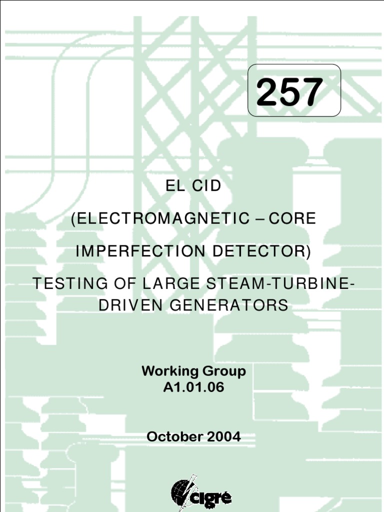 Cigre 257 El Cid Electromagnetic Core Imperfection Detector | PDF ...