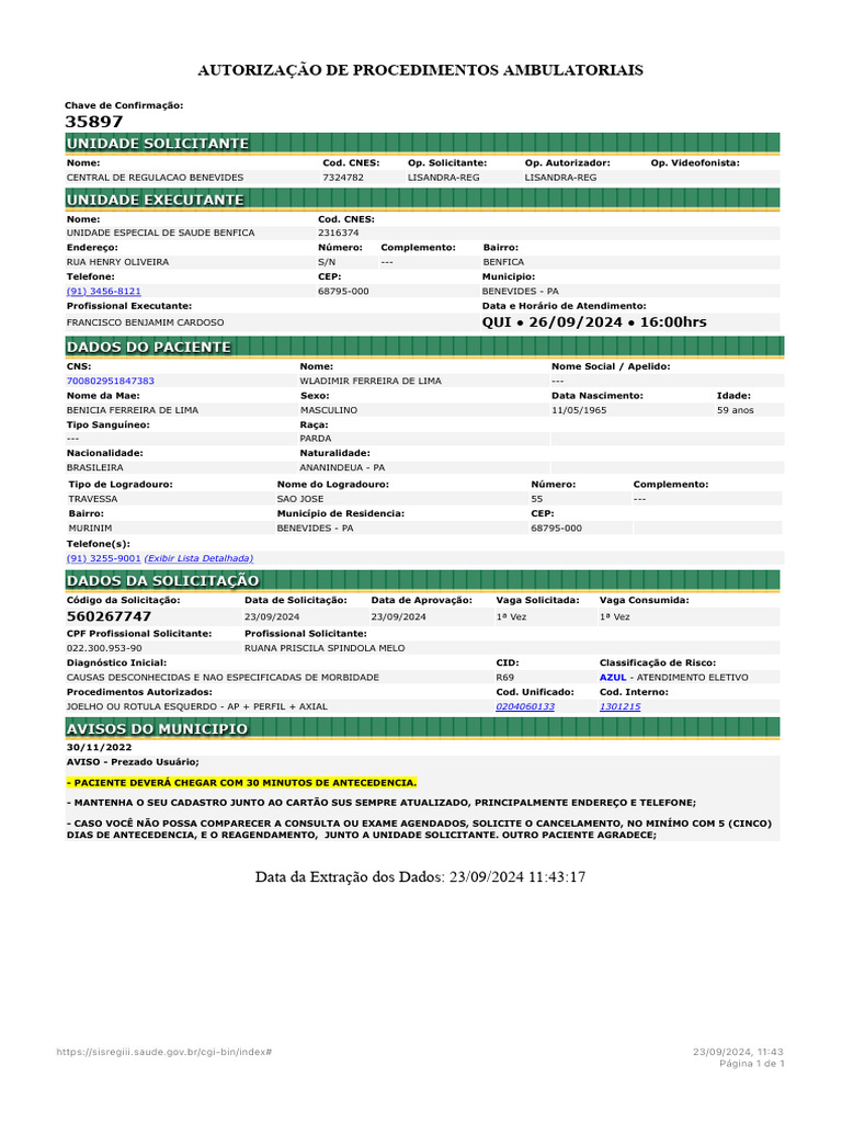 SISREG III - Servidor de Producao | PDF
