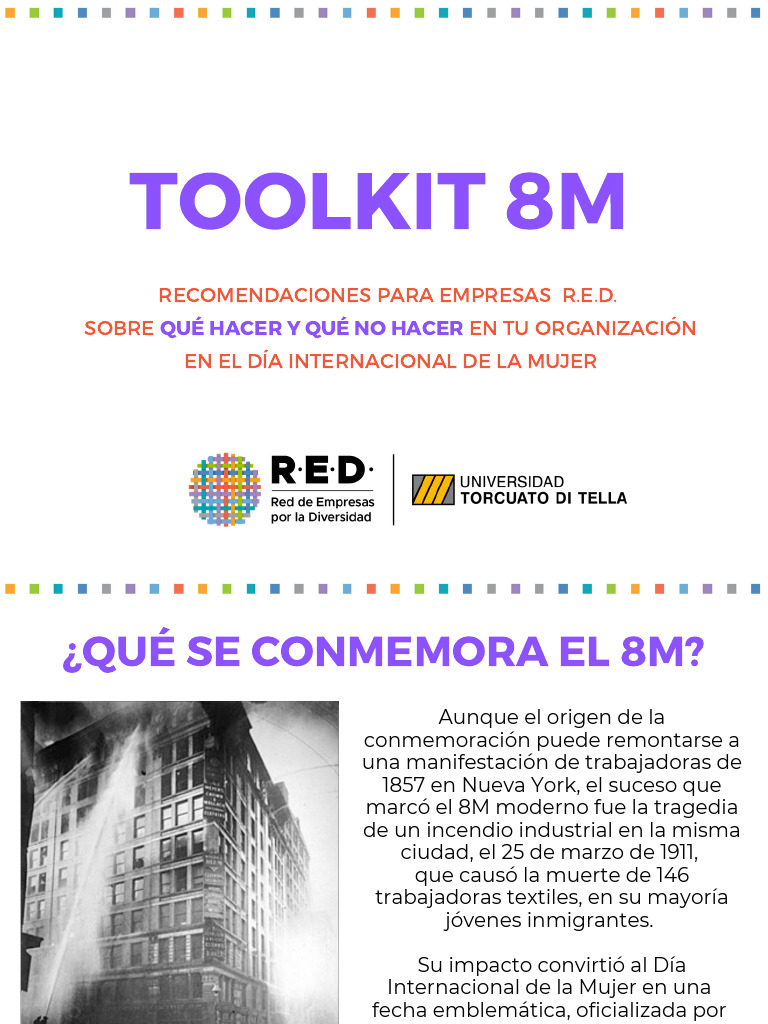 R.E.D. Di Tella. Toolkit 8M para Empresas Miembro PDF | PDF