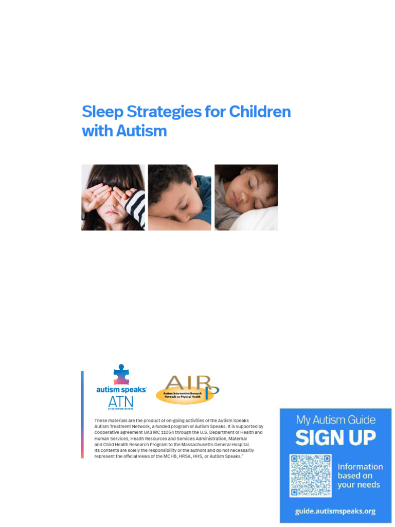 Sleep Tips for Children with Autism | PDF | Sleep | Autism Spectrum