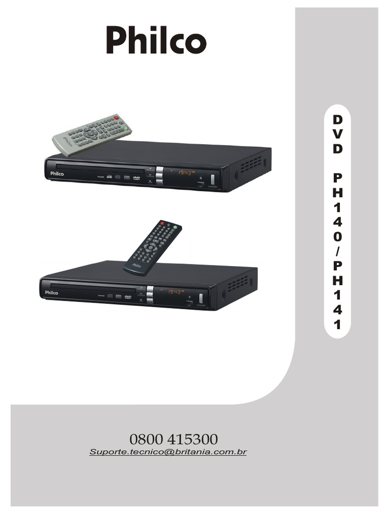 DVD PH-140 PH-141 | PDF