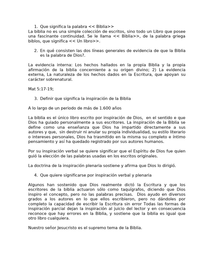 Que Significa La Palabra | PDF