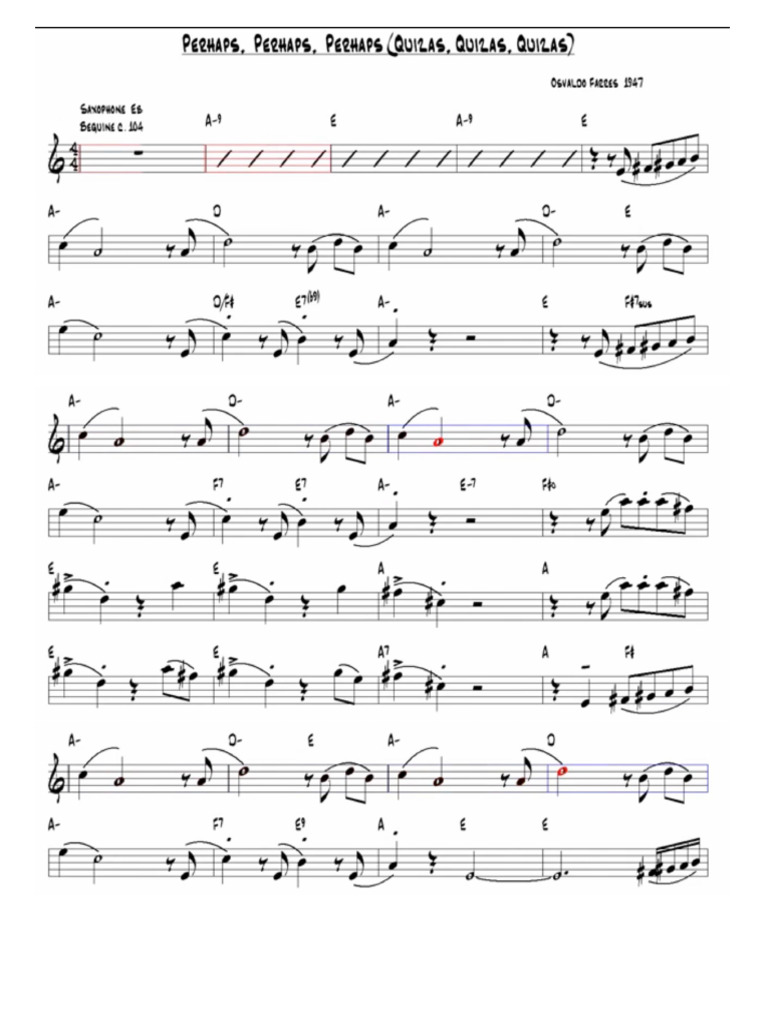 Andrea Bocelli - Quizás Quizás Quizás | PDF