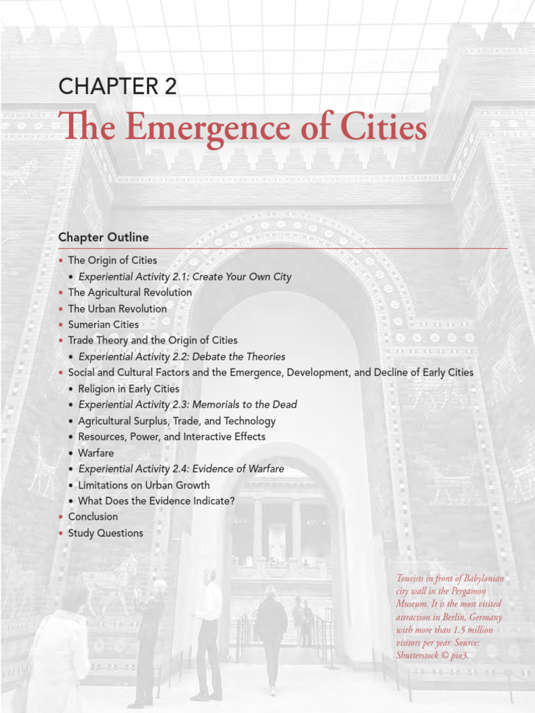 TH e Emergence of Cities: Chapter Outline | PDF